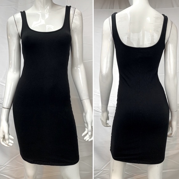 Monrow | Dresses | Nwt Monrow Black Bodycon Pencil Short Stretchy ...